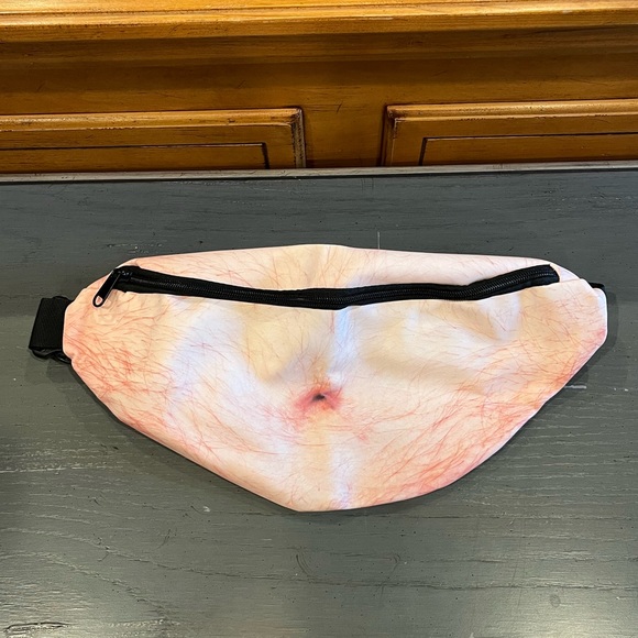Bags | Nwot Hairy Beer Belly Fanny Pack Fun Gag Gift | Poshmark